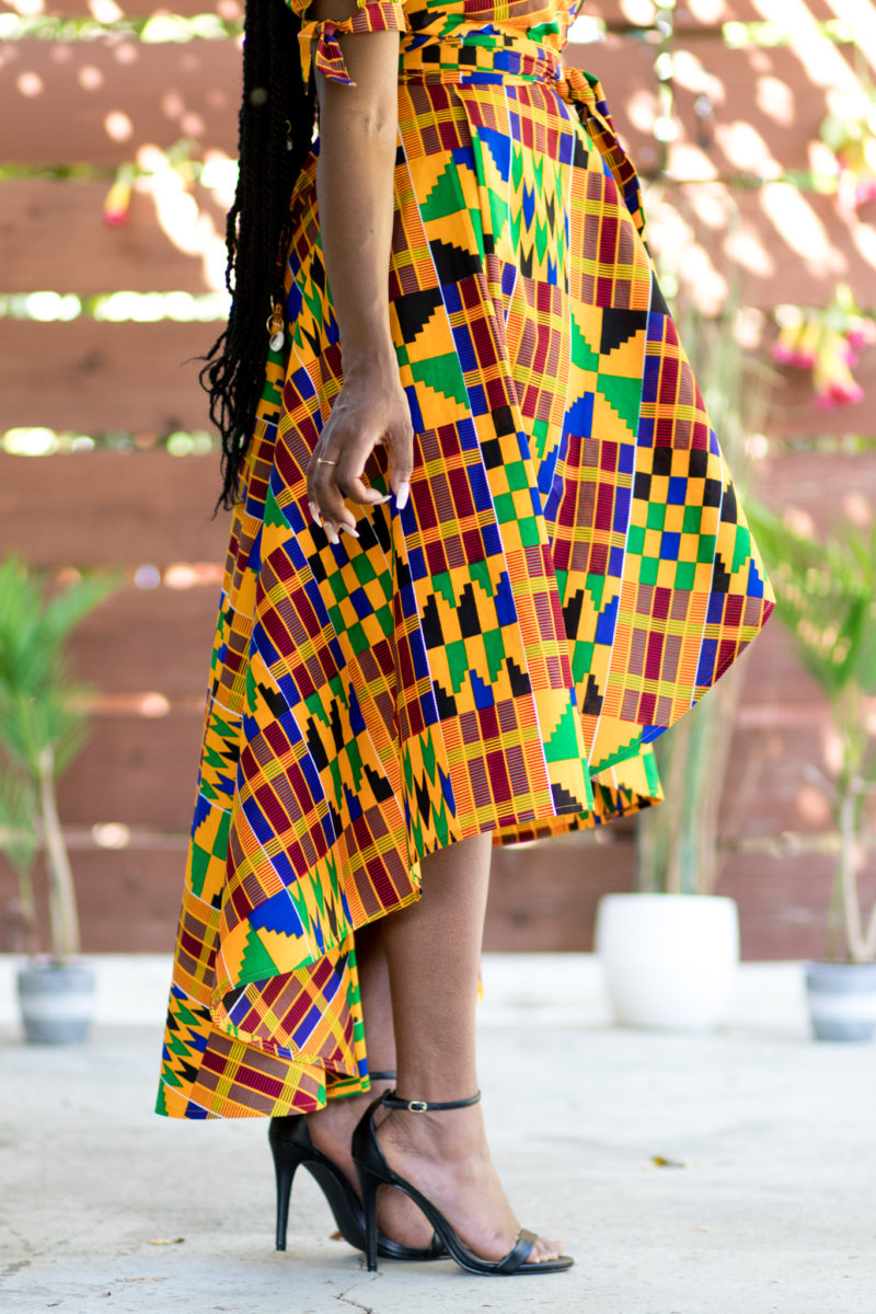 DIY High-Low Wrap Dress with Tie Sleeves | Jamaica Collection - Montoya ...
